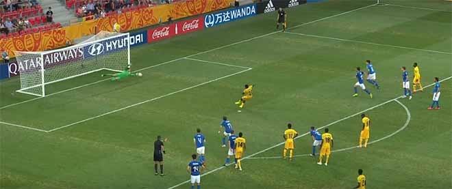 Alessandro Plizzari volta a defender grande penalidade no Mundial sub ...
